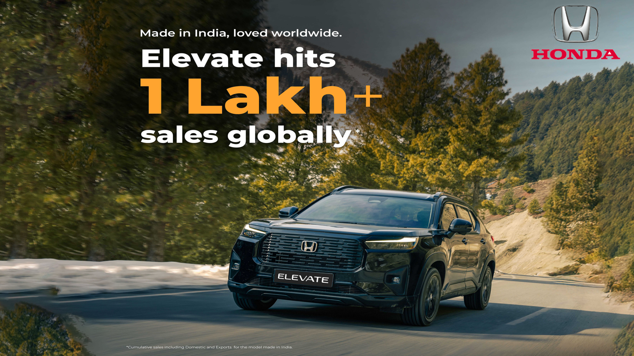 Honda Elevate Achieves 1 Lakh Sales Milestone, Leading Honda’s SUV ...