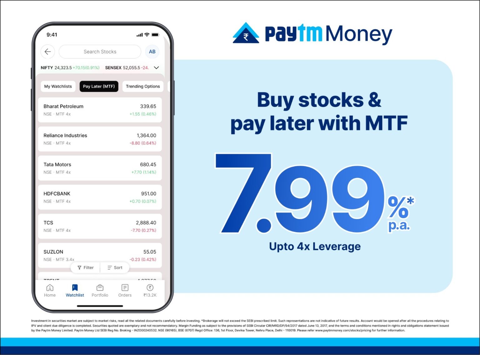 Paytm Money Lowers Margin Trading Facility Rates