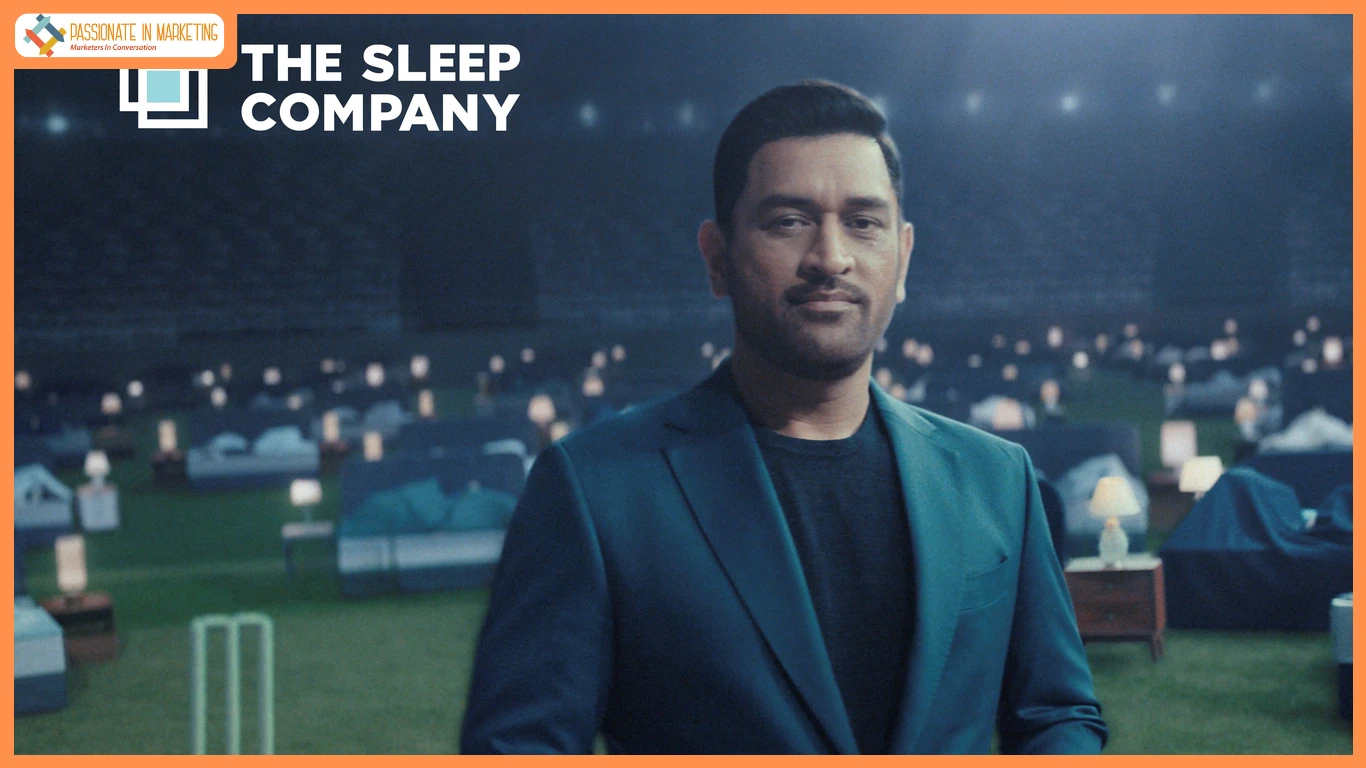 MS Dhoni Joins Sleep Company Campaign Initiative